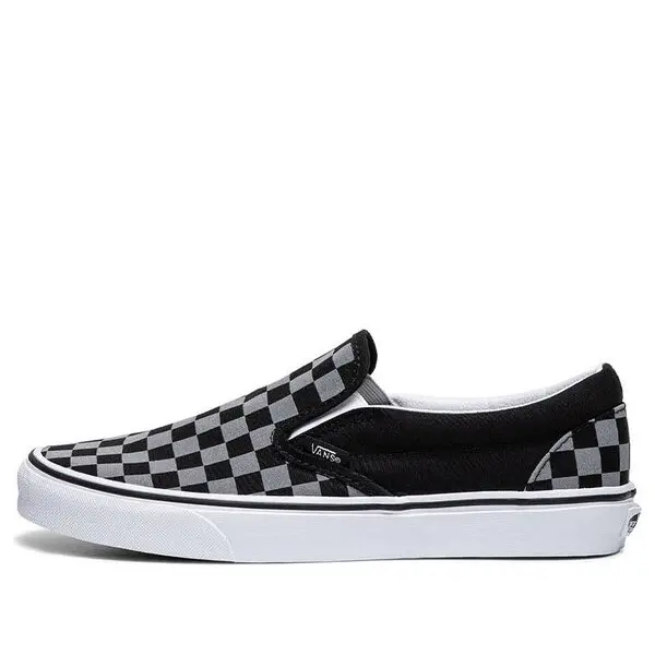 VANS Classic Slip-on Cosmic Check Reflective - Black/gray