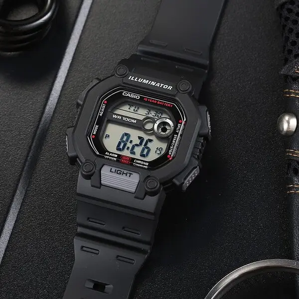 Casio Digital Illuminator Watch - Black