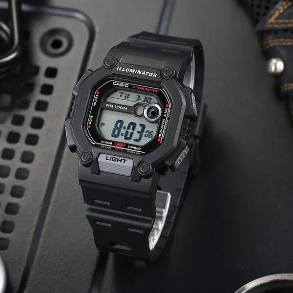 Casio Digital Illuminator Watch - Black