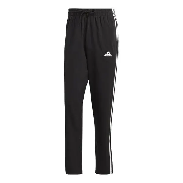 Adidas Aeroready Essentials Stanford Open Hem Embroidered Small Logo Pants - Black