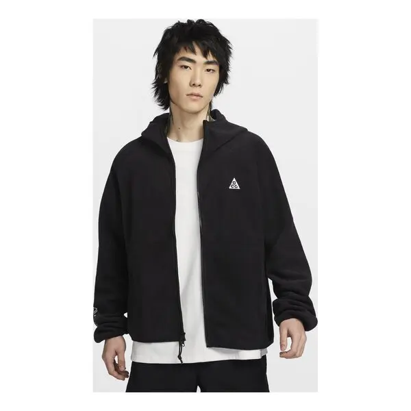 Nike Wolf Tree Full-zip Hooded Jacket - Black