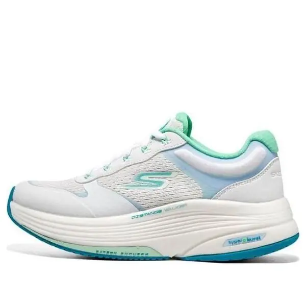 Sketchers Go Walk Distance Walker Athletic Sneakers - White/aqua
