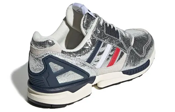 Adidas Concepts X Zx 9000 'a-zx Series Boston Marathon' Sneakers - Silver