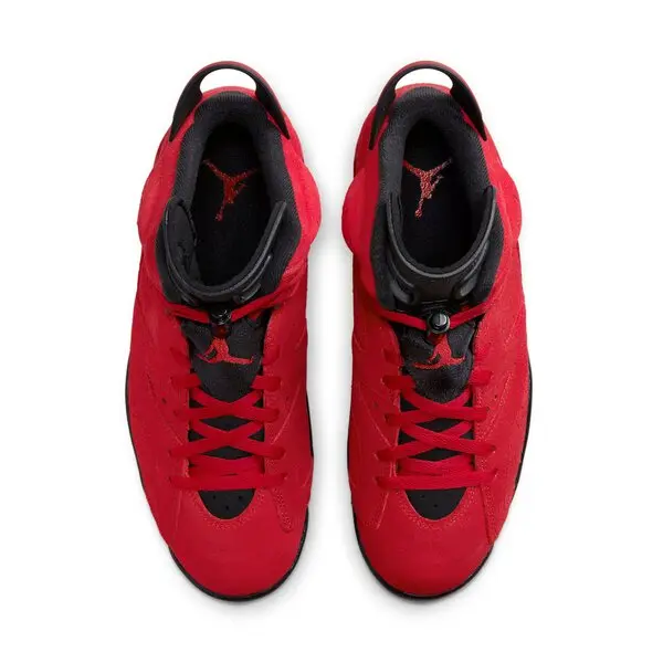 JORDAN 6 Retro 'toro Bravo' Sneakers - Varsity Red/black