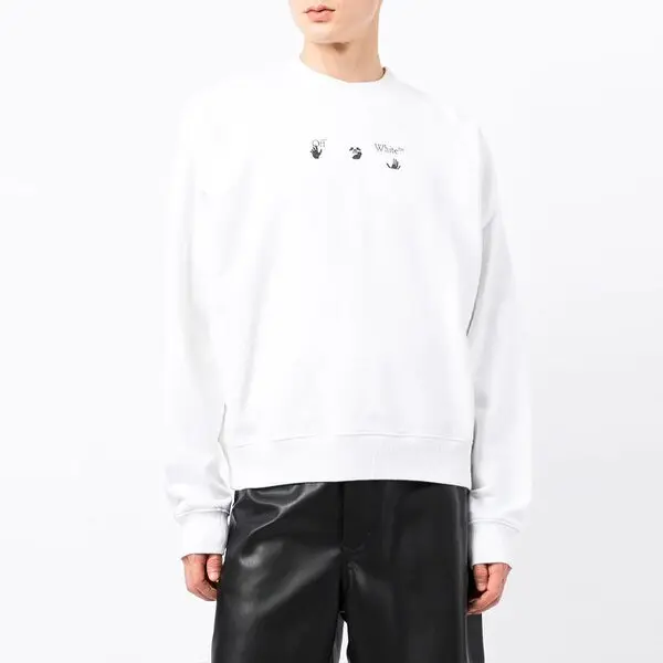 Off-White Fw21 Arrows Pattern Loose Fit Sweatshirt