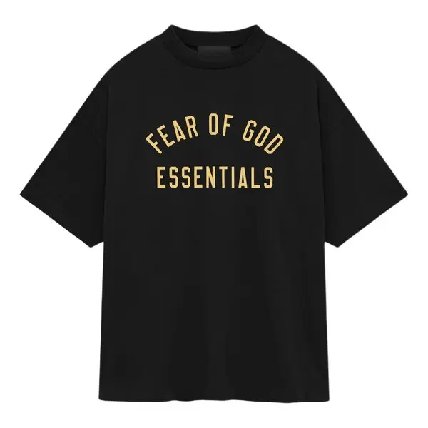Fear Of God Jersey Crewneck Tee - Black