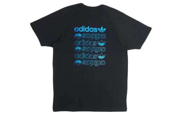Adidas Originals Zeno Tee Blue Logo Short Sleeve