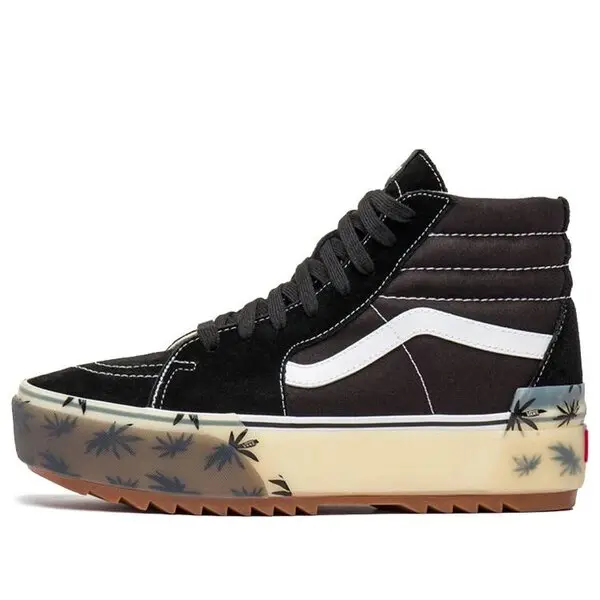 VANS Sk8-hi Stacked Lx 'palm' High Top Sneakers - Black