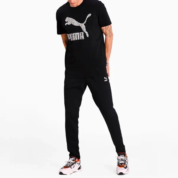 PUMA X Mr Doodle T-shirt 'black White - Black/white