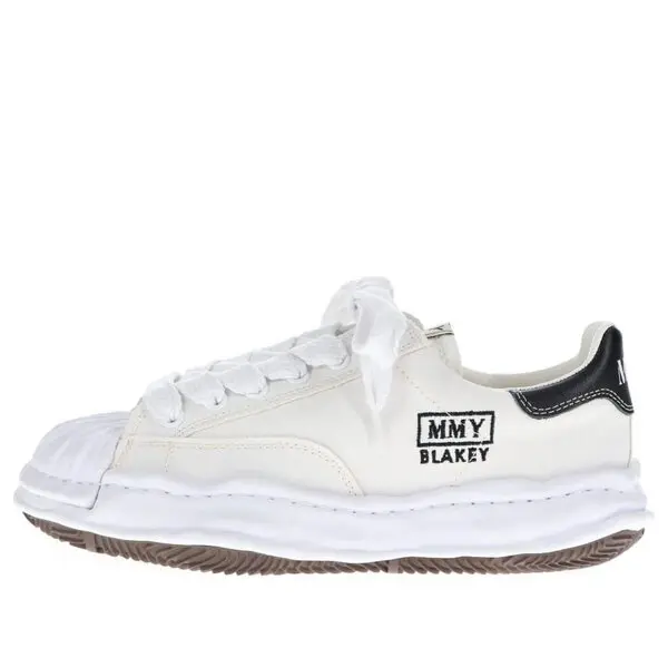 Mihara Yasuhiro Blakey Og Sole Canvas Low-top Sneaker - White