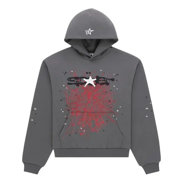 SP5DER Splat Punk Hoodie - Slate