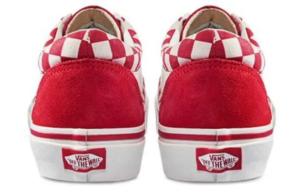 VANS Bold Ni Checkerboard Sneakers - Red