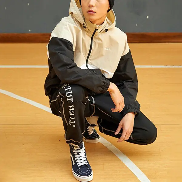 VANS Colorblock Zip Up Hooded Jacket