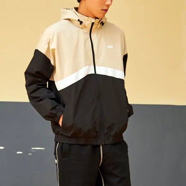 VANS Colorblock Zip Up Hooded Jacket
