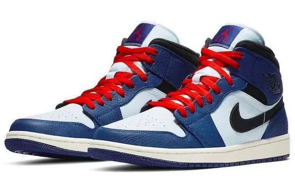 JORDAN 1 Retro Mid Se "deep Royal Blue - Deep Royal/black