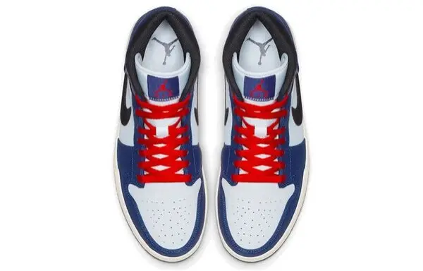 JORDAN 1 Retro Mid Se "deep Royal Blue - Deep Royal/black