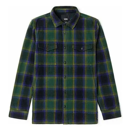 VANS Plaid Casual Long Sleeves Shirt - Green