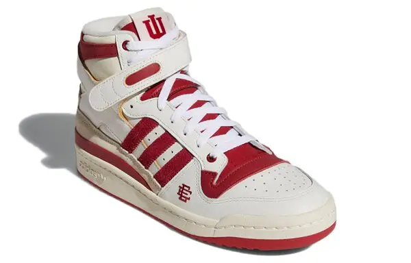 Adidas Forum 84 High X Eric Emanuel "indiana Hoosiers - White/red