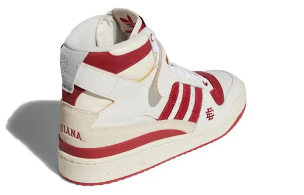 Adidas Forum 84 High X Eric Emanuel "indiana Hoosiers - White/red