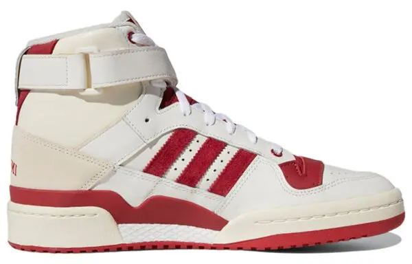 Adidas Forum 84 High X Eric Emanuel "indiana Hoosiers - White/red