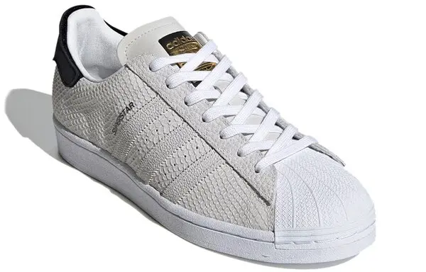 Adidas Superstar Snakeskin Sneakers - White