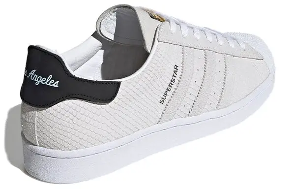 Adidas Superstar Snakeskin Sneakers - White