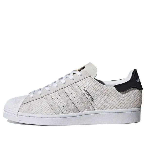 Adidas Superstar Snakeskin Sneakers - White