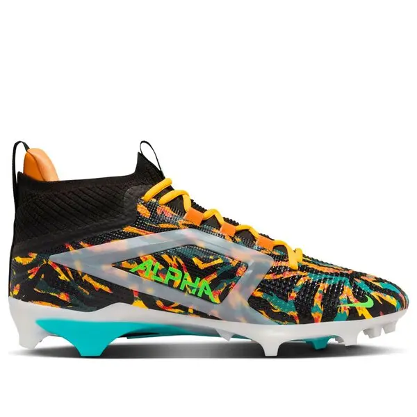 Nike X Travis Kelce Alpha Menace 4 Elite '90s Fashion Football Cleats - Black/sail/dusty Cactus