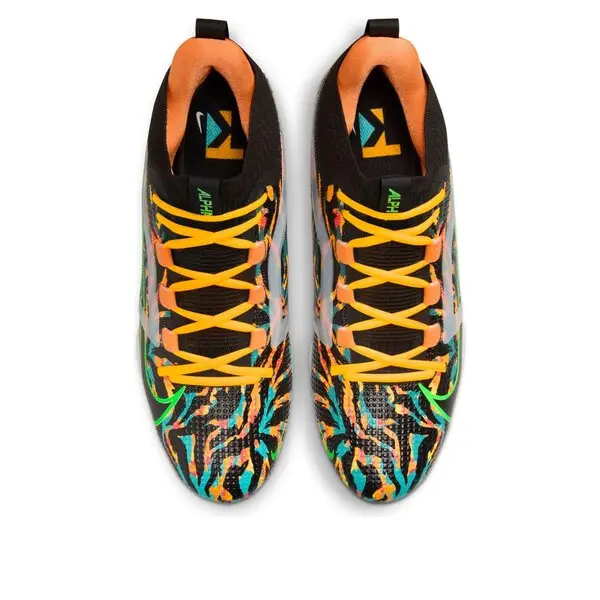 Nike X Travis Kelce Alpha Menace 4 Elite '90s Fashion Football Cleats - Black/sail/dusty Cactus