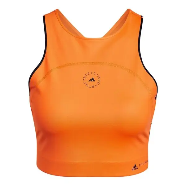 Adidas Stella Mccartney Truepace Running Crop Top - Orange