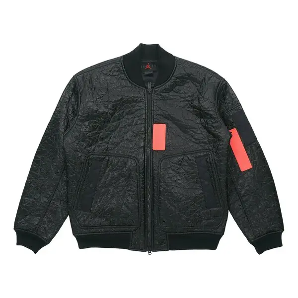 JORDAN Air 23 Engineered Ma-1 Basketball Bomber Jacket - Black