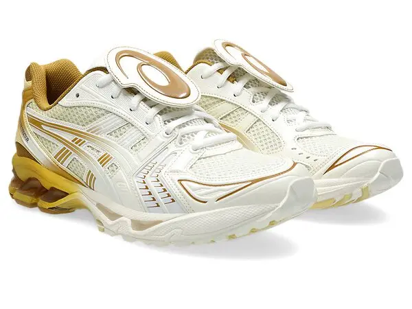 Asics Gel-kayano 14 X The Museum Visitor Sneakers - Cream/gold