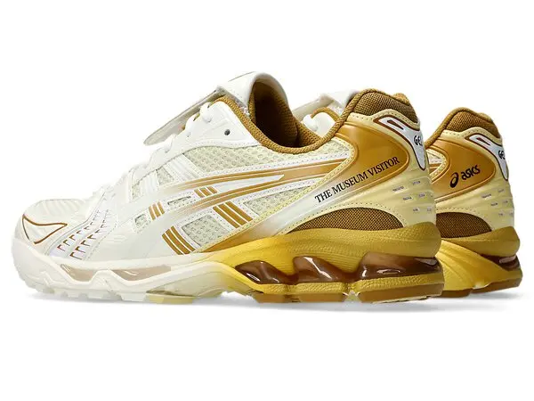Asics Gel-kayano 14 X The Museum Visitor Sneakers - Cream/gold
