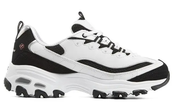Sketchers D'lites 1.0 "white Black" Sneakers