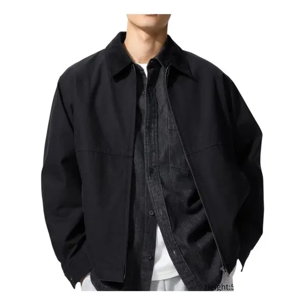Uniqlo Zip-up Blouson Jacket - Black