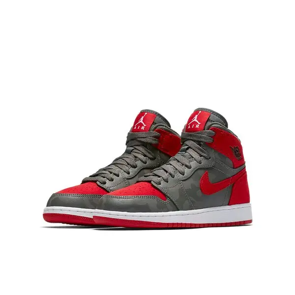 JORDAN 1 Retro High Premium - River Rock/black/university Red