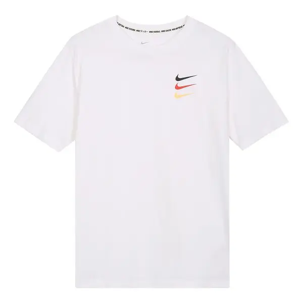 Nike Fc Logo T-shirt 'white - White/black/yellow