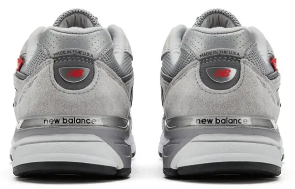 NEW BALANCE 990v4 Made In Usa "red Label - Grey