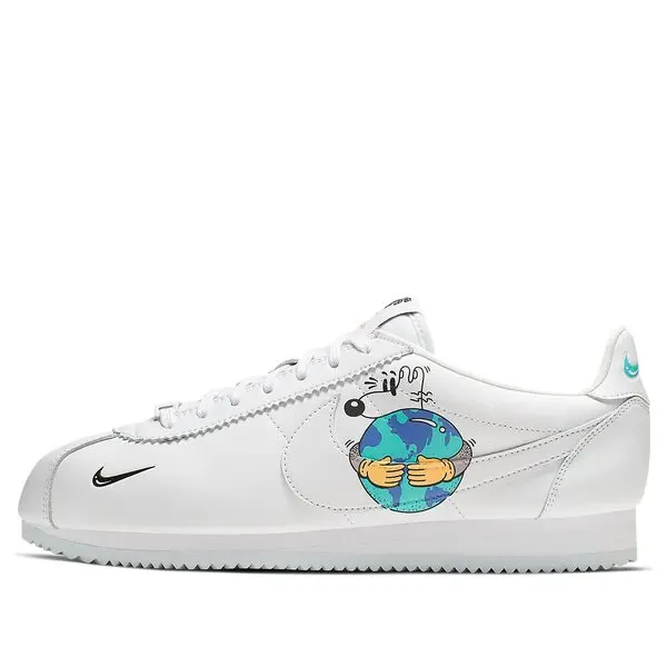Nike Cortez Flyleather Qs "earth Day - White