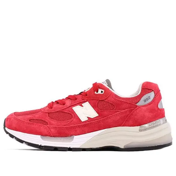 NEW BALANCE Kith X 992 "team " Made In Usa - Red