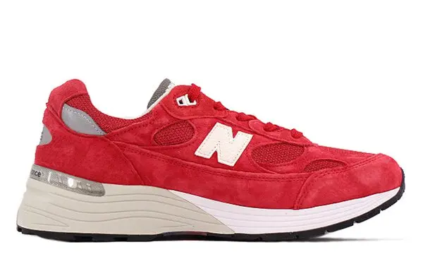 NEW BALANCE Kith X 992 "team " Made In Usa - Red