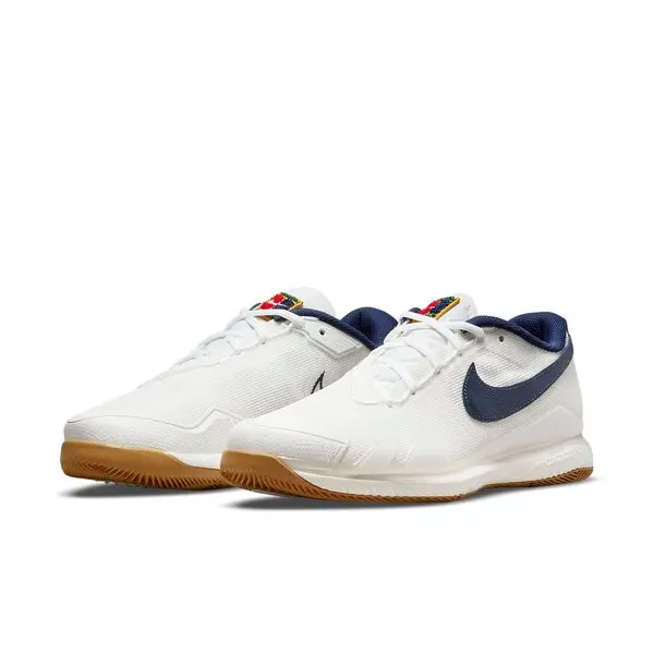 Nike Court Air Zoom Vapor Pro Tennis Shoes - White/blue