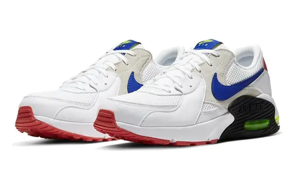 Nike Max Excee Sneakers - White/blue/red