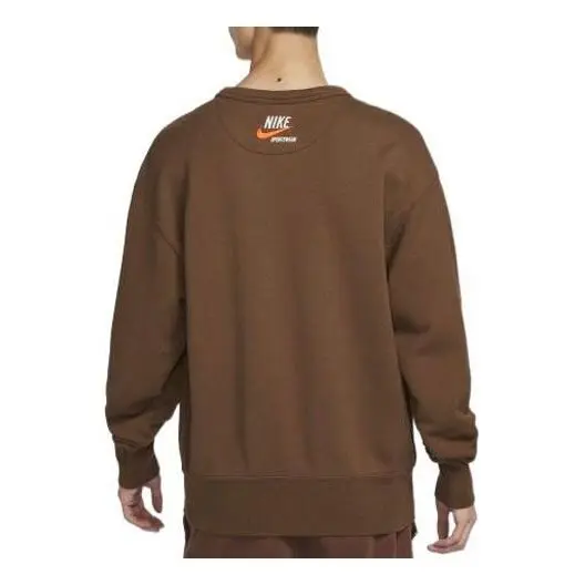 Nike Trend Fleece Retro Crew Sweatshirt - Brown