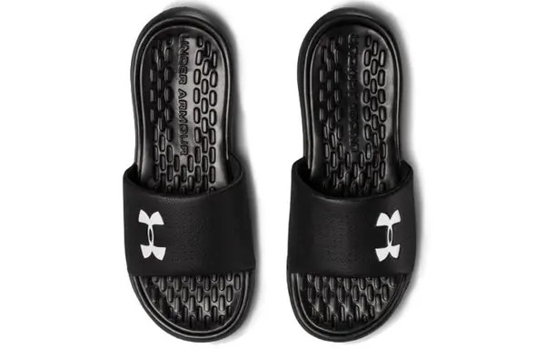 Under Armour Playmaker Fixed Strap Slides - Black