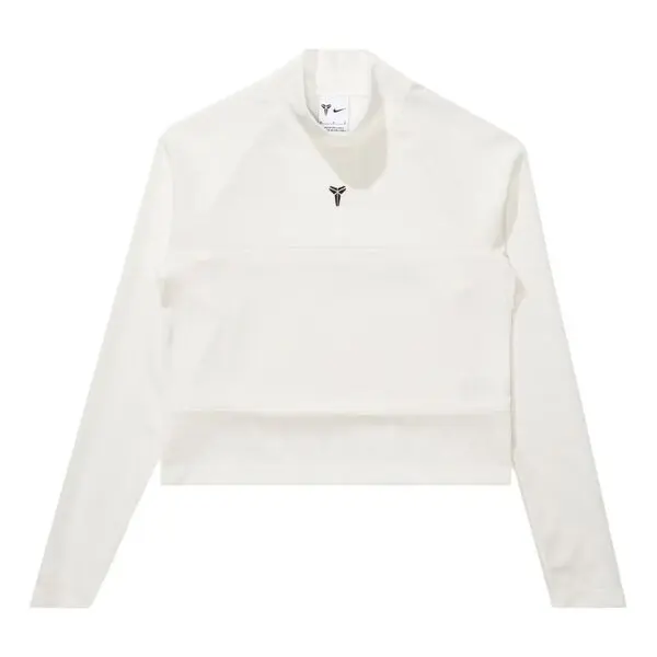 Nike Kobe Long Sleeve Cropped Top - Sail/black