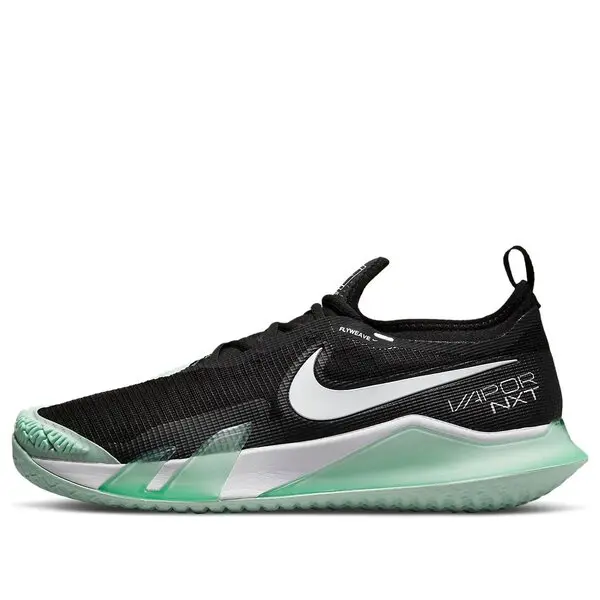 Nike Court React Vapor Nxt Tennis Sneakers - Black/mint Foam