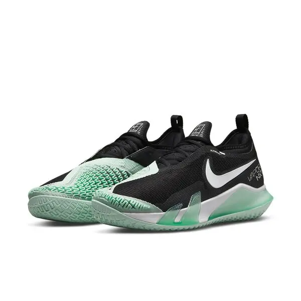 Nike Court React Vapor Nxt Tennis Sneakers - Black/mint Foam