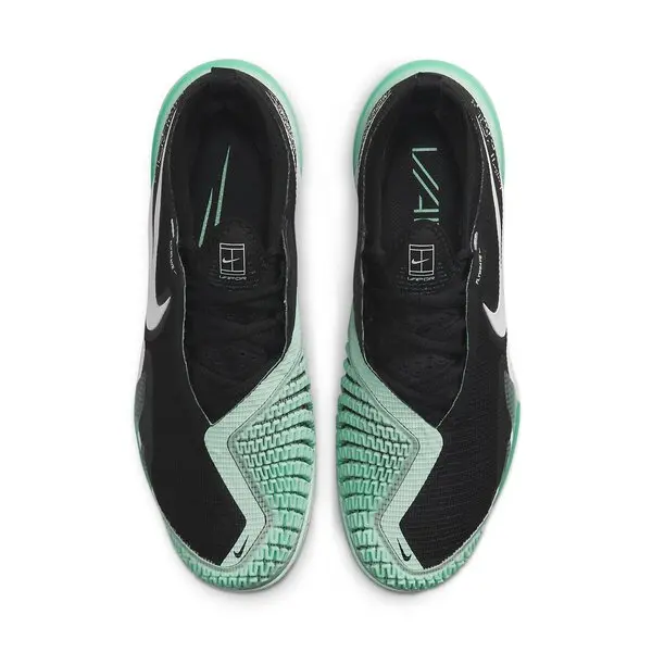 Nike Court React Vapor Nxt Tennis Sneakers - Black/mint Foam