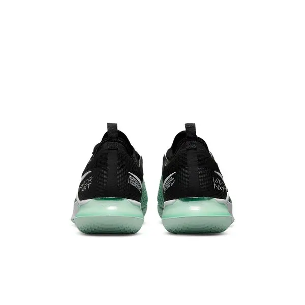 Nike Court React Vapor Nxt Tennis Sneakers - Black/mint Foam